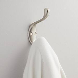Nickel - Towel Hooks - The Home Depot