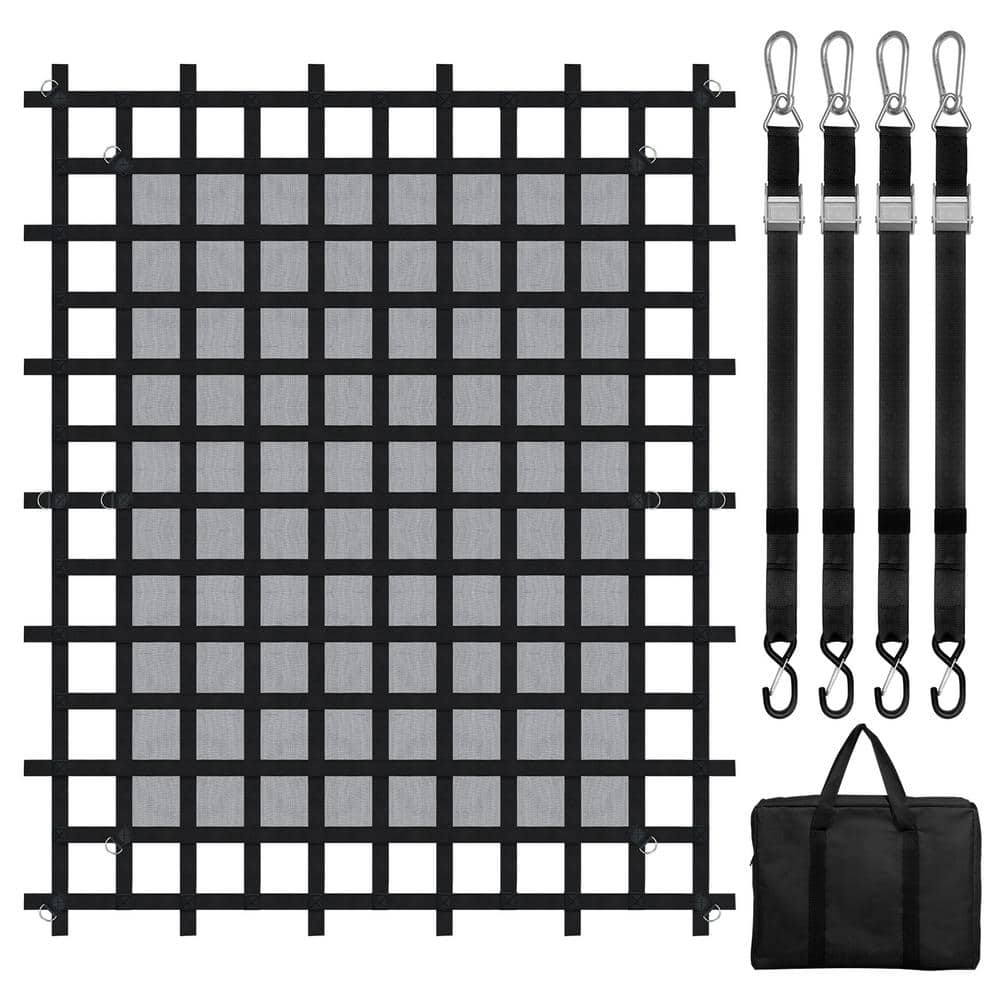 VEVOR Cargo Net, 96 in. x 81 in. Heavy Duty Truck Cargo Net for Truck ...