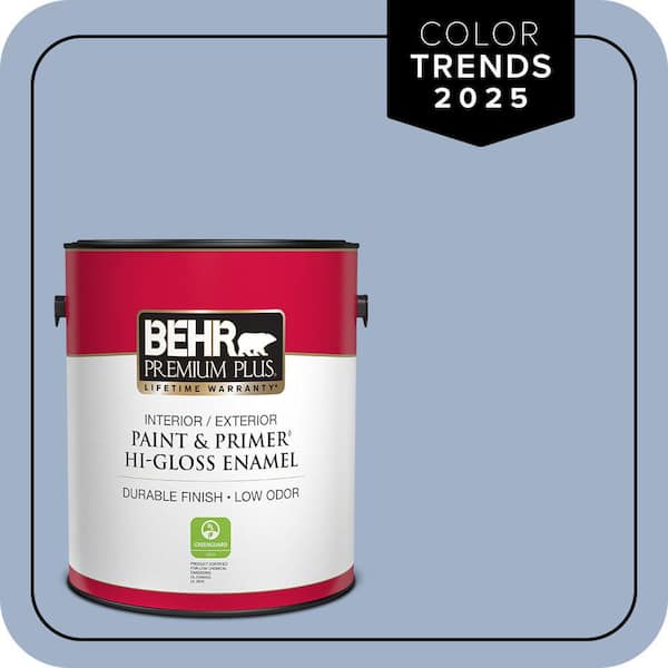 BEHR PREMIUM PLUS 1 gal. #S530-3 Aerial View Hi-Gloss Enamel Interior ...