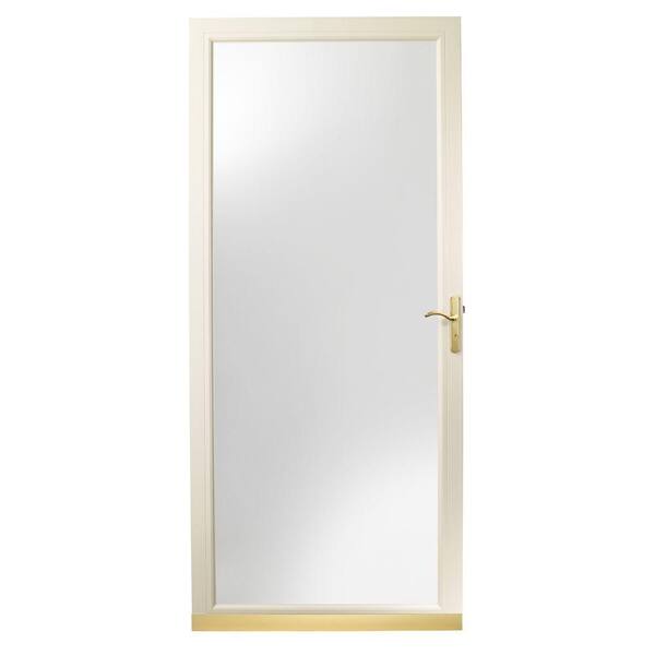 Andersen 36 in. x 80 in. 3000 Series Almond Fullview Storm Door HD3F36AL - The Home Depot