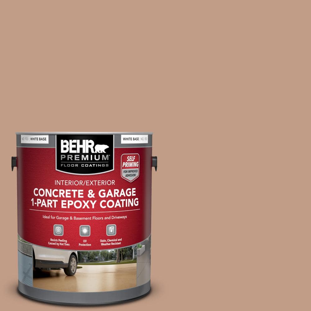 BEHR PREMIUM 1 gal. #S200-4 Chestnut Bisque Self-Priming 1-Part Epoxy ...