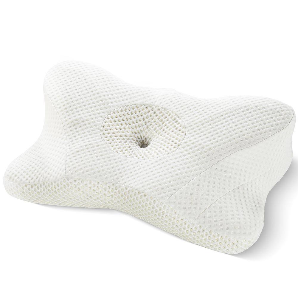 Tradrou Sleeping Pillow, bedroom bedding, neck support pillow, white, 1 ...