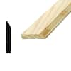 American Wood Moulding WM623 9/16 in. x 3-1/4 in. Pine Base Moulding ...