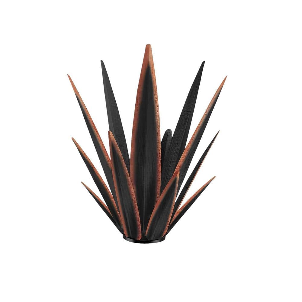 00782230382384 Large Black Rustic Metal Agave Sculpture - Hand Painted ...
