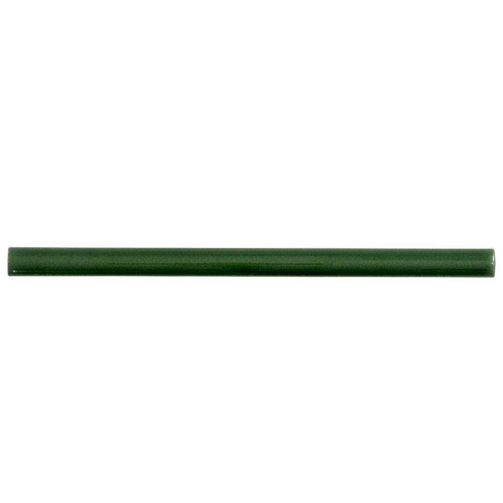 Apollo Tile Horizonte 0.5 in. x 8 in. Glossy Forest Green Ceramic ...
