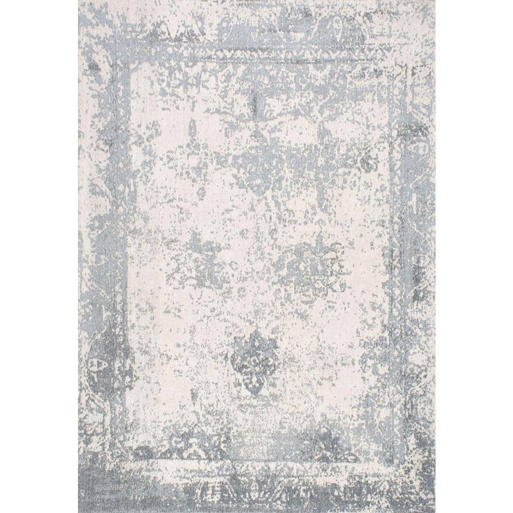 nuLOOM Shawanna Vintage Slate Blue 8 ft. x 10 ft. Area Rug NIPR01B ...