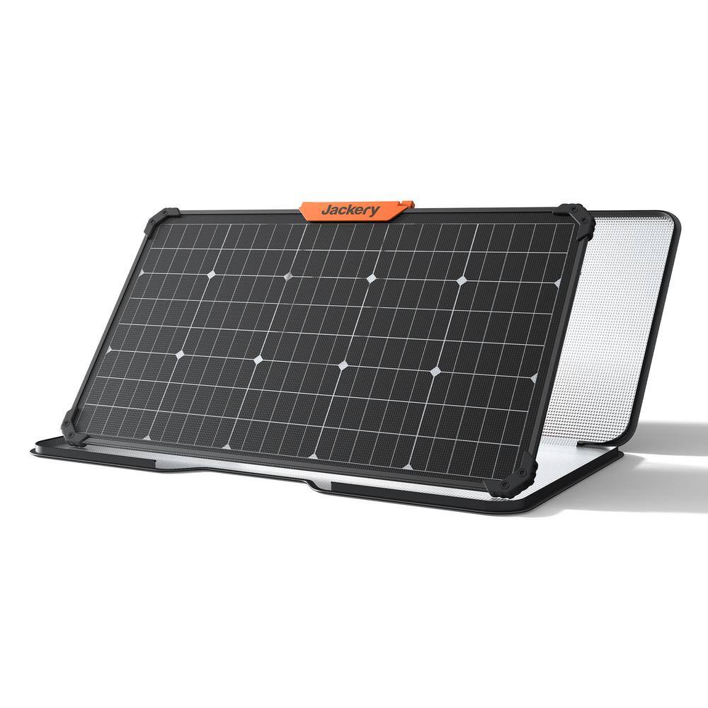 Jackery SolarSaga 80-Watt Portable Solar Panel Pared with Explorer 1000 ...