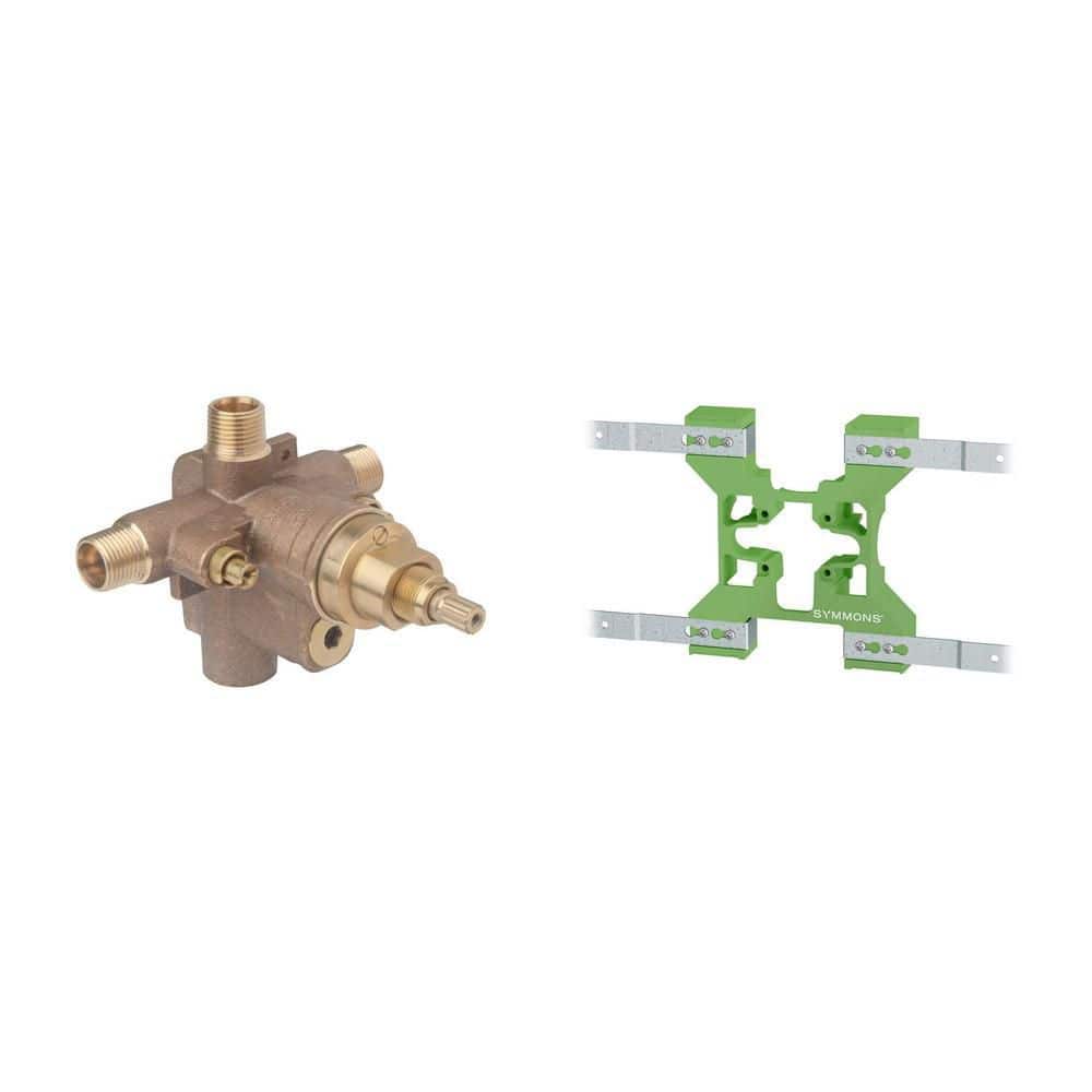 Symmons Temptrol Valve Mounting Bracket with Pressure-Balancing Tub and ...