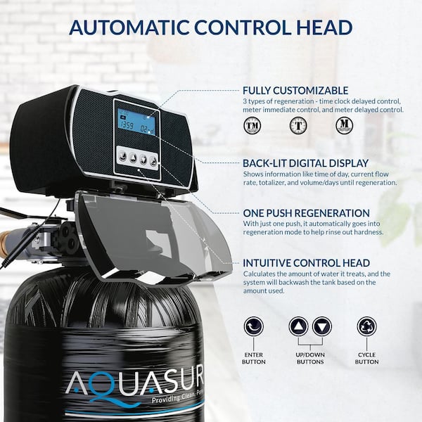 AQUASURE Harmony Series 48,000 Grain Digital Metered Water Softener AS ...
