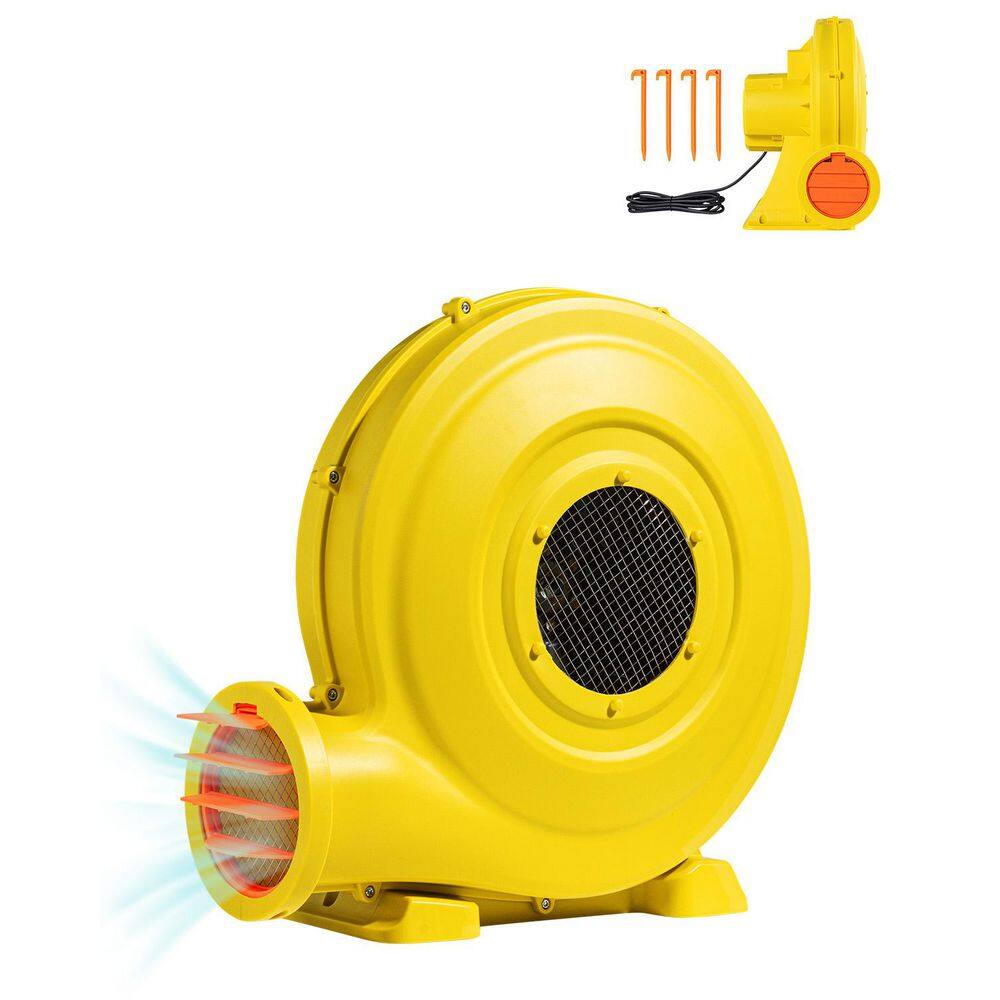 SVOPES Inflatable Blower, 14.2 in. 2 Speeds Blower Fan in. Yellow with 750 W/950 W Air Pump for ...