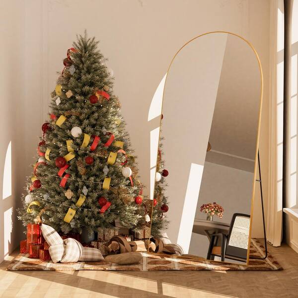 Gold - Floor Mirrors - The Home Depot