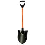 Nupla 27 in. Certified Non-Conductive Round Point Shovel with ...