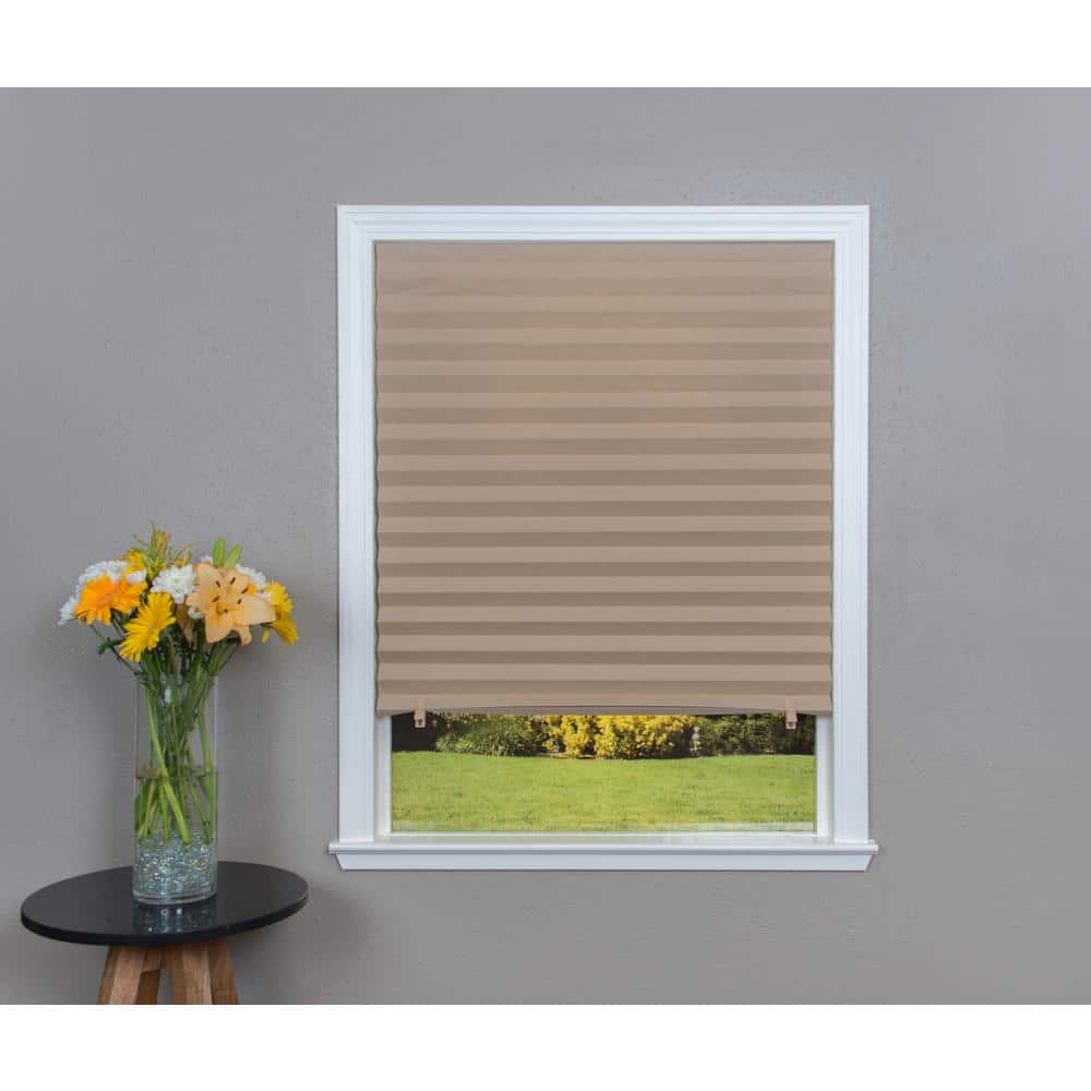 Redi Shade Cafe Paper Light Filtering Cordless Window Shade - 48 in. W ...
