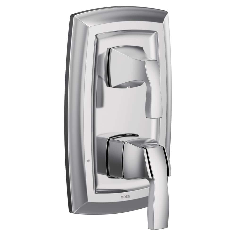 MOEN Voss 3-Series 2-Handle M-core Shower Trim Kit in Chrome with ...