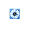 Bgears b-PWM 80 mm Blue 2 Ball Bearing PWM Blue LED 12-Volt DC Fan ...