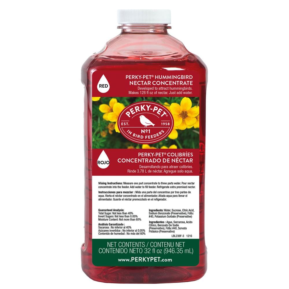 Perky-Pet 32 oz. Red Hummingbird Nectar Concentrate 238 - The Home Depot