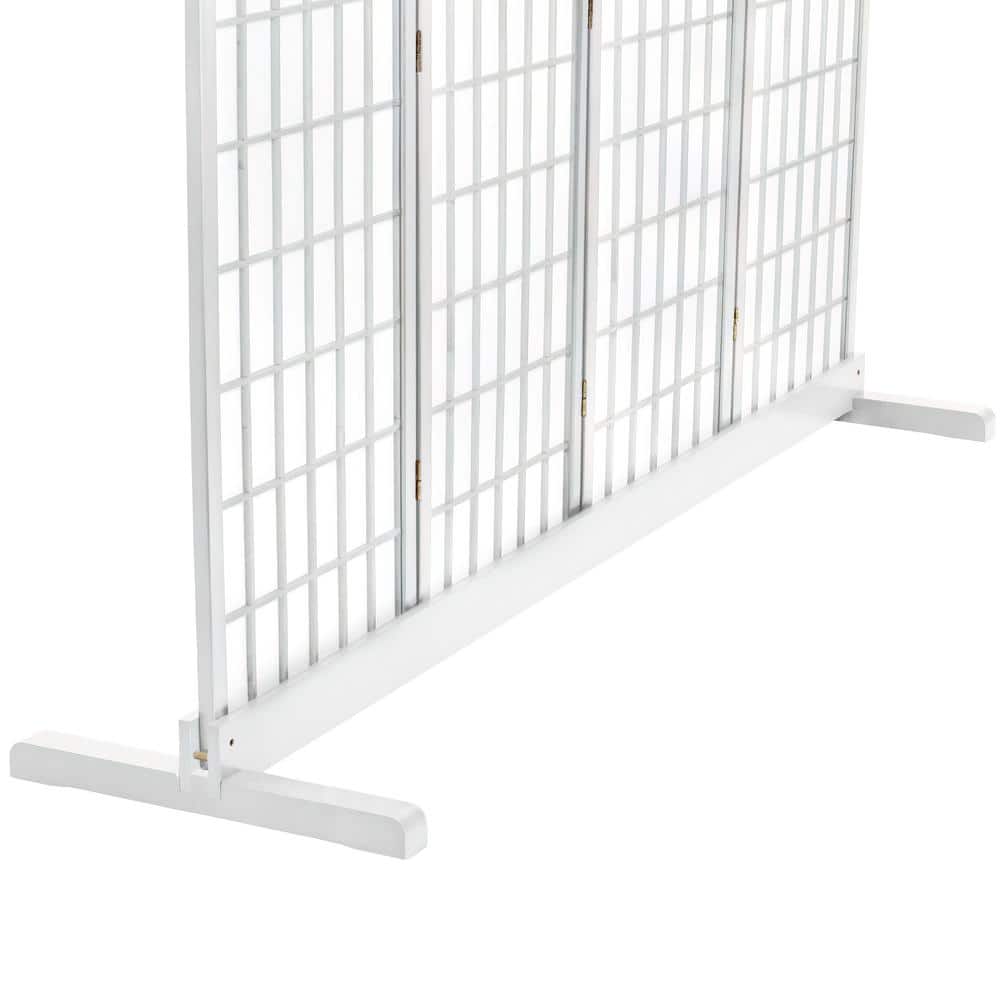 Red Lantern Room Divider Stand (Stand Only) 4-Panel White S2-STAND-WHT ...
