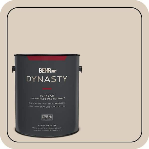 BEHR DYNASTY 1 gal. #OR-W07 Spanish Sand Flat Exterior Stain-Blocking ...