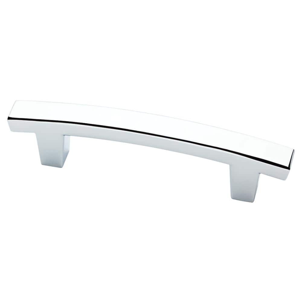 Liberty Pierce 3 in. (76 mm) Modern Polished Chrome Cabinet Drawer Pull ...