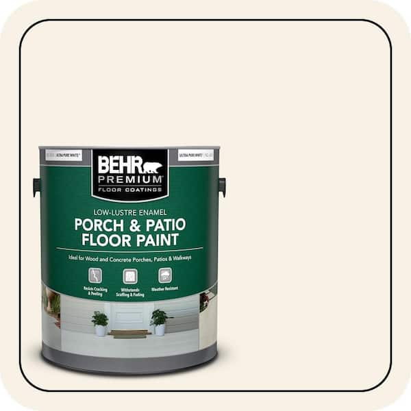 BEHR PREMIUM 1 gal. #ECC-16-2 Bright Moon Low-Lustre Enamel Interior ...