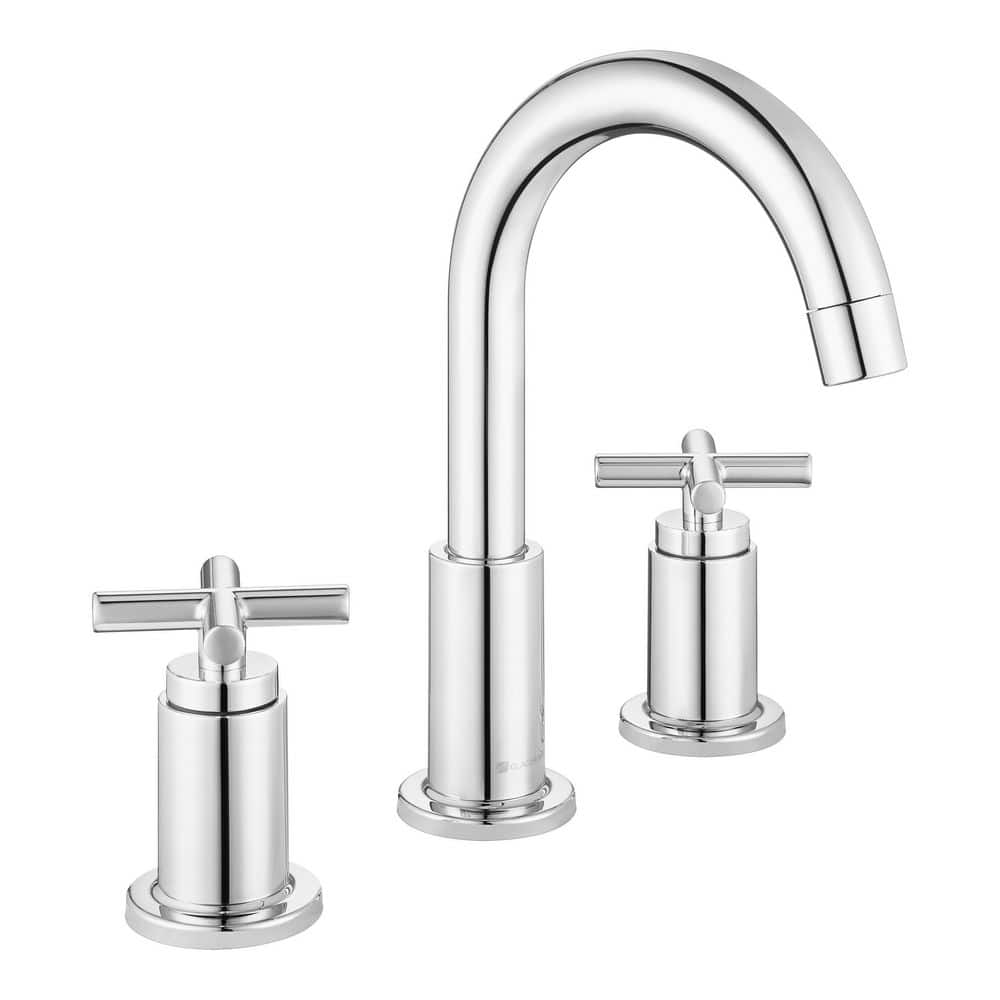 Glacier Bay Dorind 8 in. Cross Handles Bathroom Faucet in Chrome ...