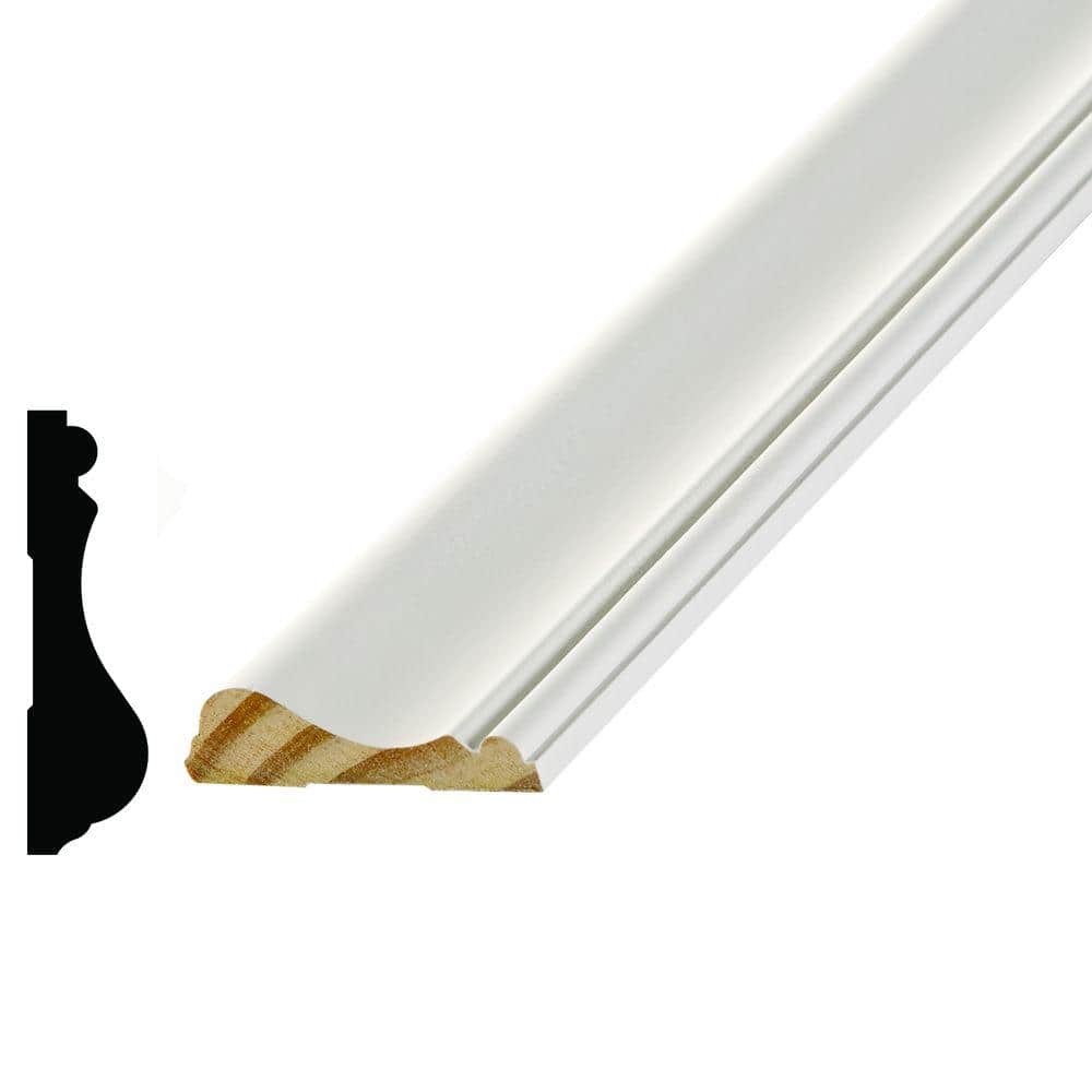 Alexandria Moulding LWM 390 11/16 in. D x 2-1/2 in. W Primed Pine Wood ...