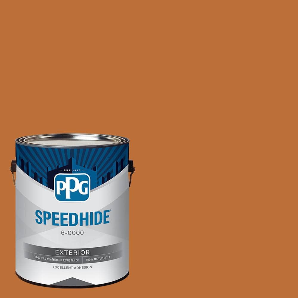 Reviews for SPEEDHIDE 1 gal. PPG1201-7 Lucky Penny Satin Exterior Paint ...