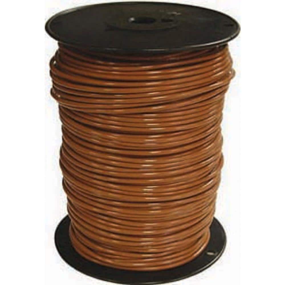 Southwire 1,000 ft. 8 Brown Stranded CU SIMpull THHN Wire 23847706 ...