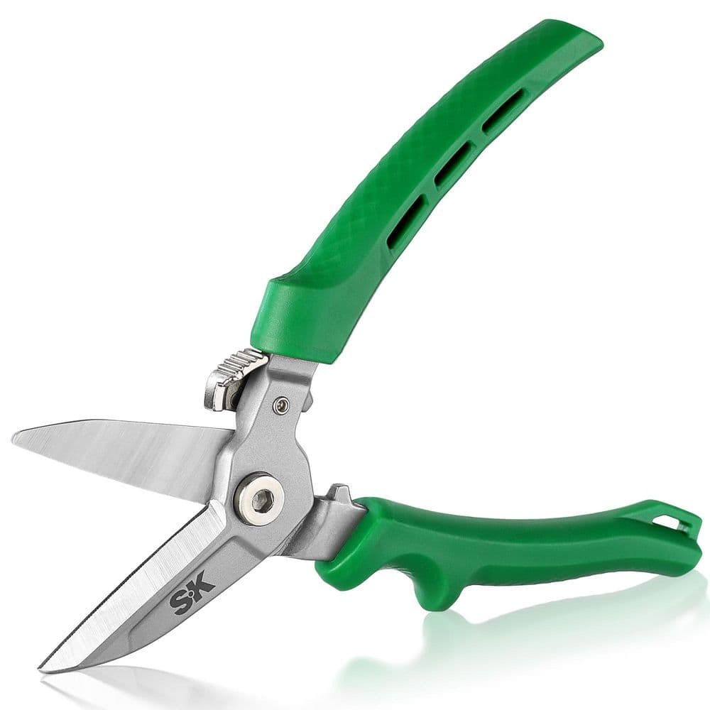SK SK 8in Drop Forged Shears Aviation Snips SK02401 - The Home Depot