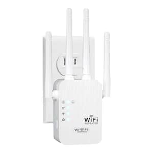 TP-LINK AC750 Wi-Fi Range Extender Wall Plug Adapter in White RE205 ...