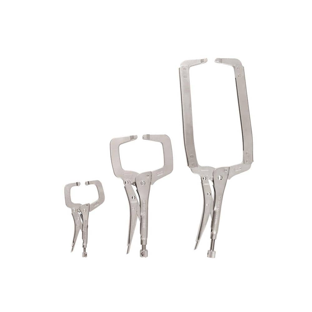 TEKTON Locking C-Clamp Set (3-Piece) CLC91002 - The Home Depot