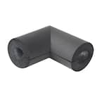 Everbilt 1/2 in. Rubber Pre-Slit Pipe Insulation Elbow HPF05812EL2 ...