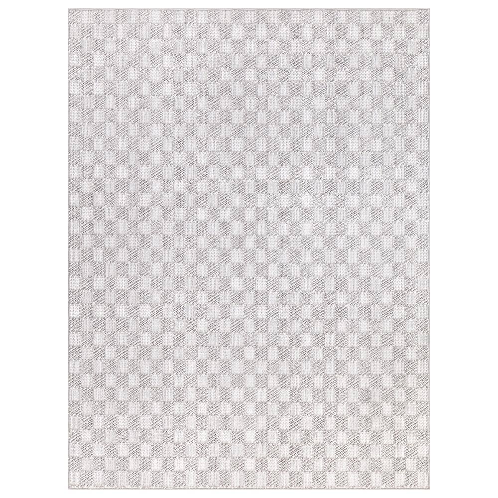 StyleWell Soft Checkers 5 ft x 7 ft Gray Area Rug 42485 - The Home Depot