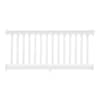 Weatherables Riviera 3 ft. H x 8 ft. W White Vinyl Railing Kit CWR-T36 ...