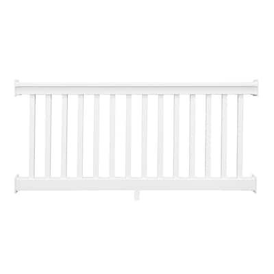 Weatherables Riviera 3 ft. H x 6 ft. W White Vinyl Railing Kit CWR-T36-E6