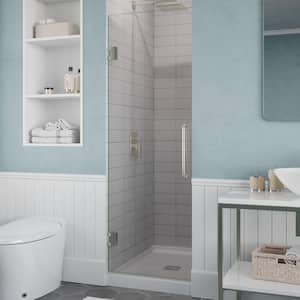 ANZZI Nita Series 24 in. W x 70 in. H Hinged Frameless Shower Door in ...