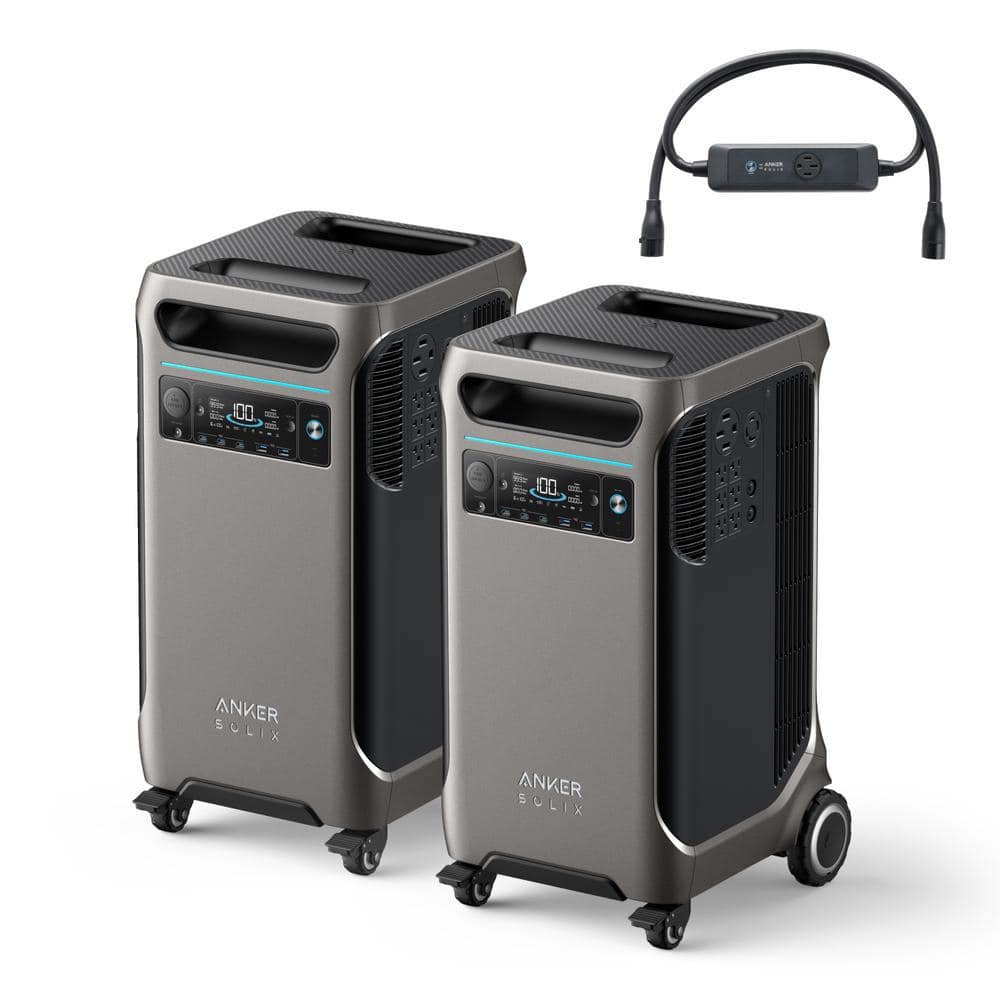 Anker SOLIX 2 F3800s 12,000-Watt output 7.68kWh All-in-One Power ...