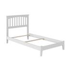 AFI Mission Twin Traditional Bed in White AR8721032 - The Home Depot