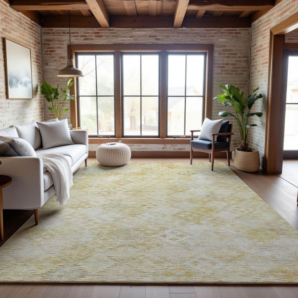 Addison Rugs Mayfield Premium Machine Washable Abstract AMF1081 Linen 3 ...