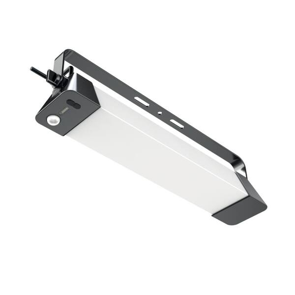 PROBRITE 100-Watt Equivalent Integrated LED Black Motion Sensing Solar ...