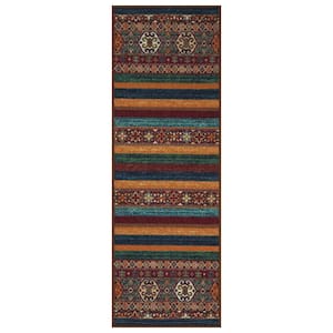 Ottomanson Ottohome Collection Non-Slip Rubberback Boxes Design 2x5 ...