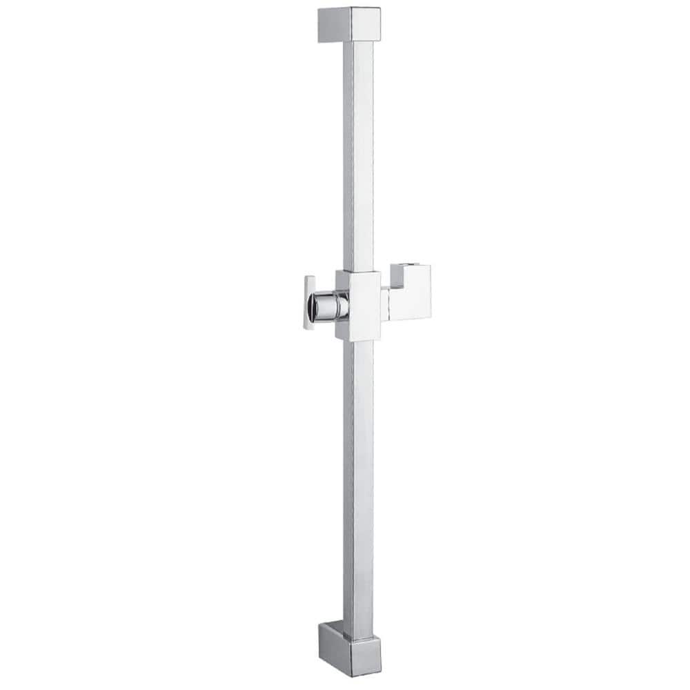 Kingston Brass Square 24 in. Slide Bar in Polished Chrome HKX8241 - The ...