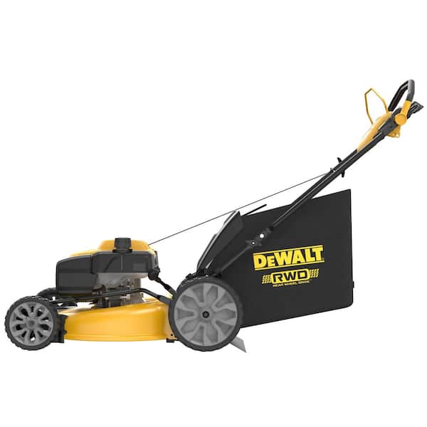 DEWALT 21 in. 196cc E-GOV Engine 3-in-1 Gas RWD Self-Propelled Lawn ...