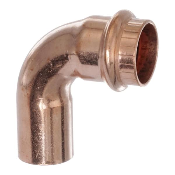 Viega ProPress 3/4 in. Press x 3/4 in. FTG Copper 90-Degree Street Elbow (10-Pack) 77052 - The ...
