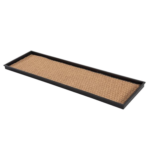 Anji Mountain 46.5 in. x 14 in. x 1.5 in. Natural and Recycled Rubber ...
