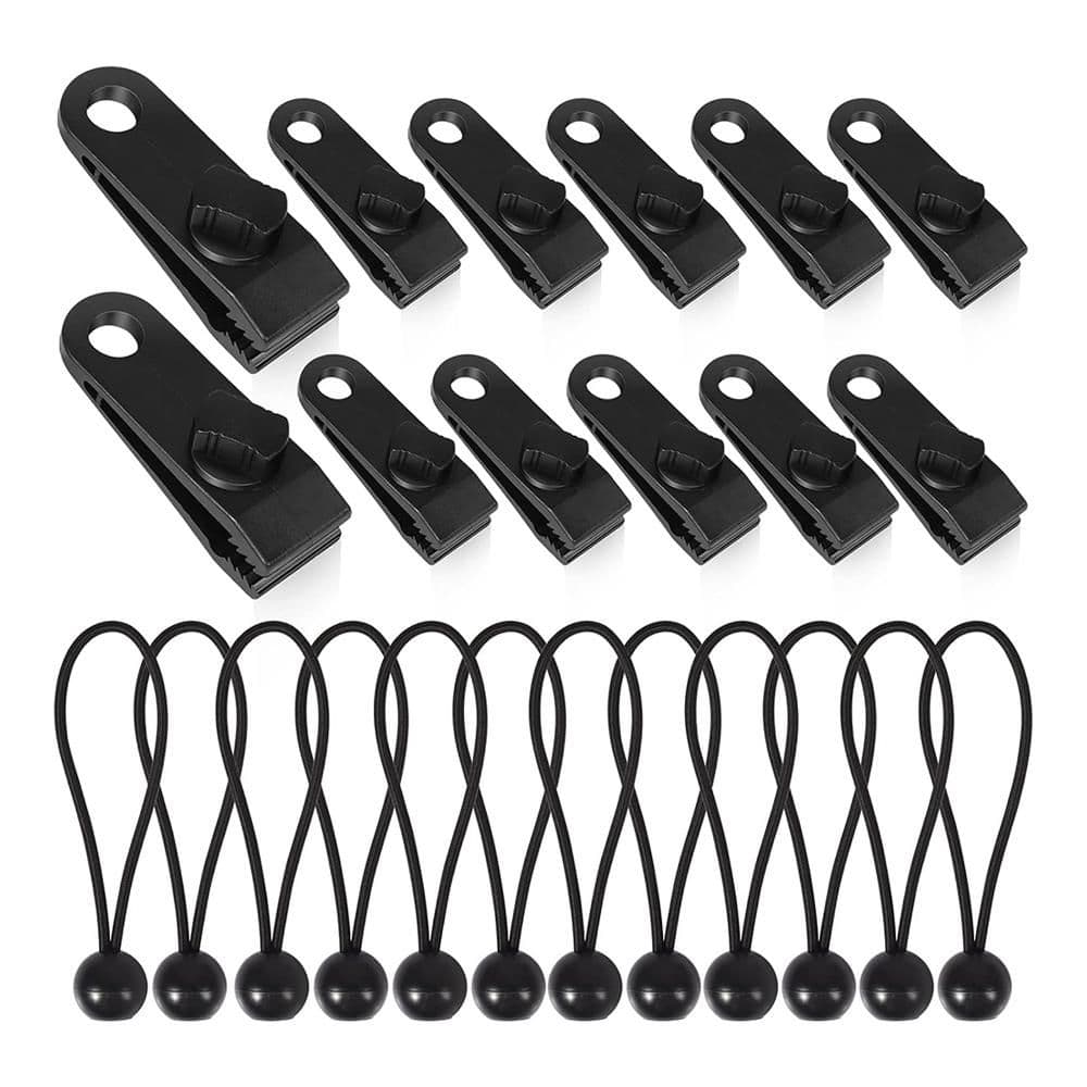 Afoxsos Heavy Duty Lock Grip Tarp Clips with Non-Slip Design for Secure ...