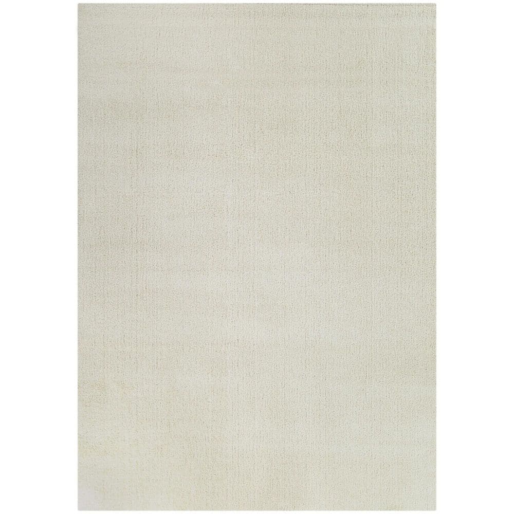 BALTA Alaina Cream 3 ft. 11 in. x 5 ft. 7 in. Solid Area Rug 3009454 ...