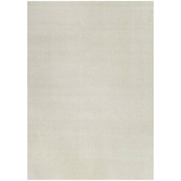 BALTA Alaina Cream 3 ft. 11 in. x 5 ft. 7 in. Solid Area Rug 3009454 ...