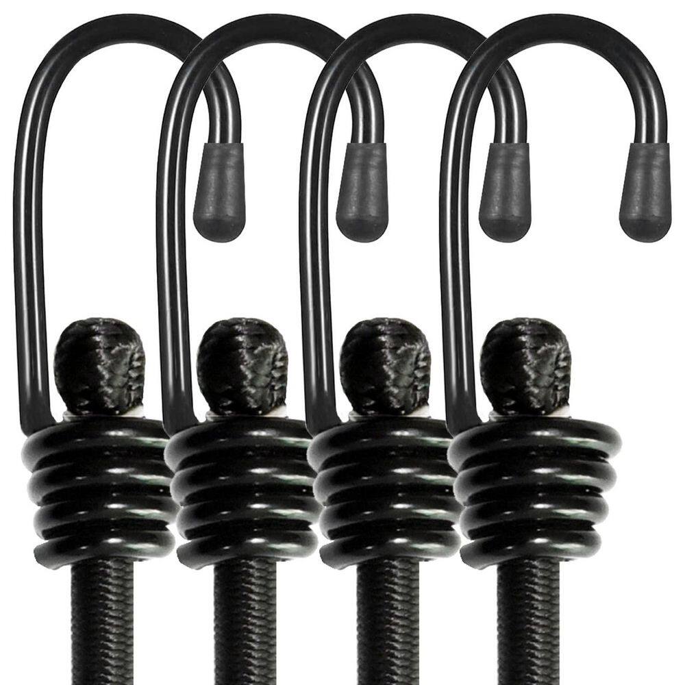 NVNOO 48 in. Heavy Duty Outdoor Elastic Bungee Cords with Hooks for ...