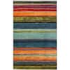 Mohawk Home Rainbow Multi 4 ft. x 6 ft. Machine Washable Striped Area ...